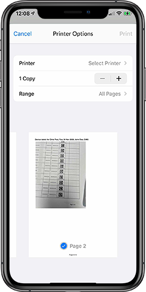 How do I attach pictures of implant stickers to my sales order forms?
