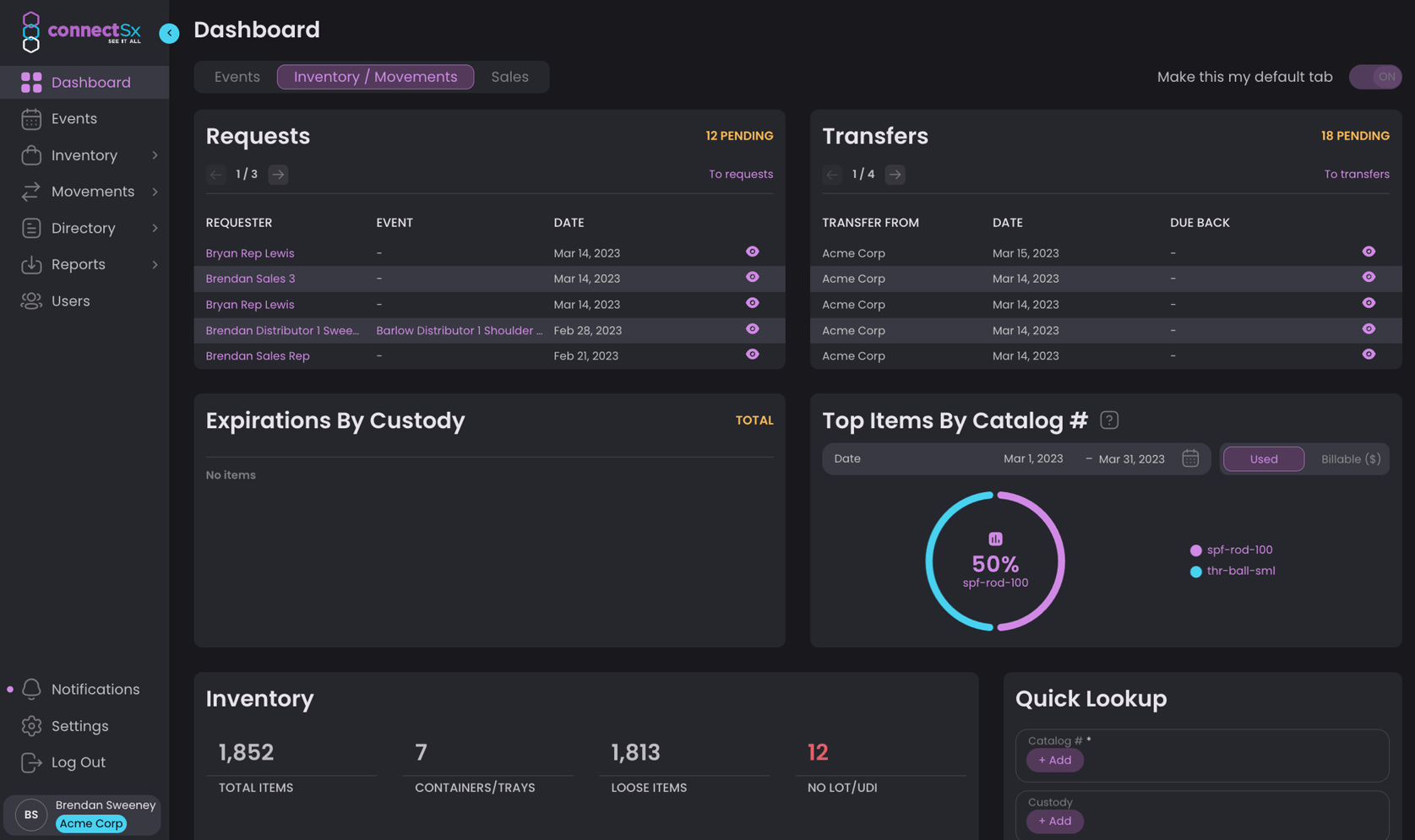 How do I receive an inbound pending transfer?